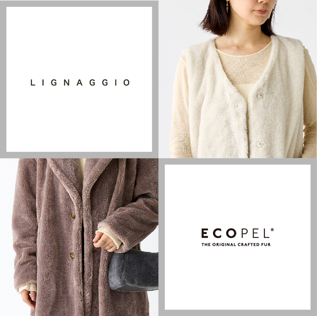 「サステナブルな冬の華やぎを纏う ─ ECOPEL × LIGNAGGIOの特別なフェイクファーコート」 fur - MOONBAT | ムーンバット